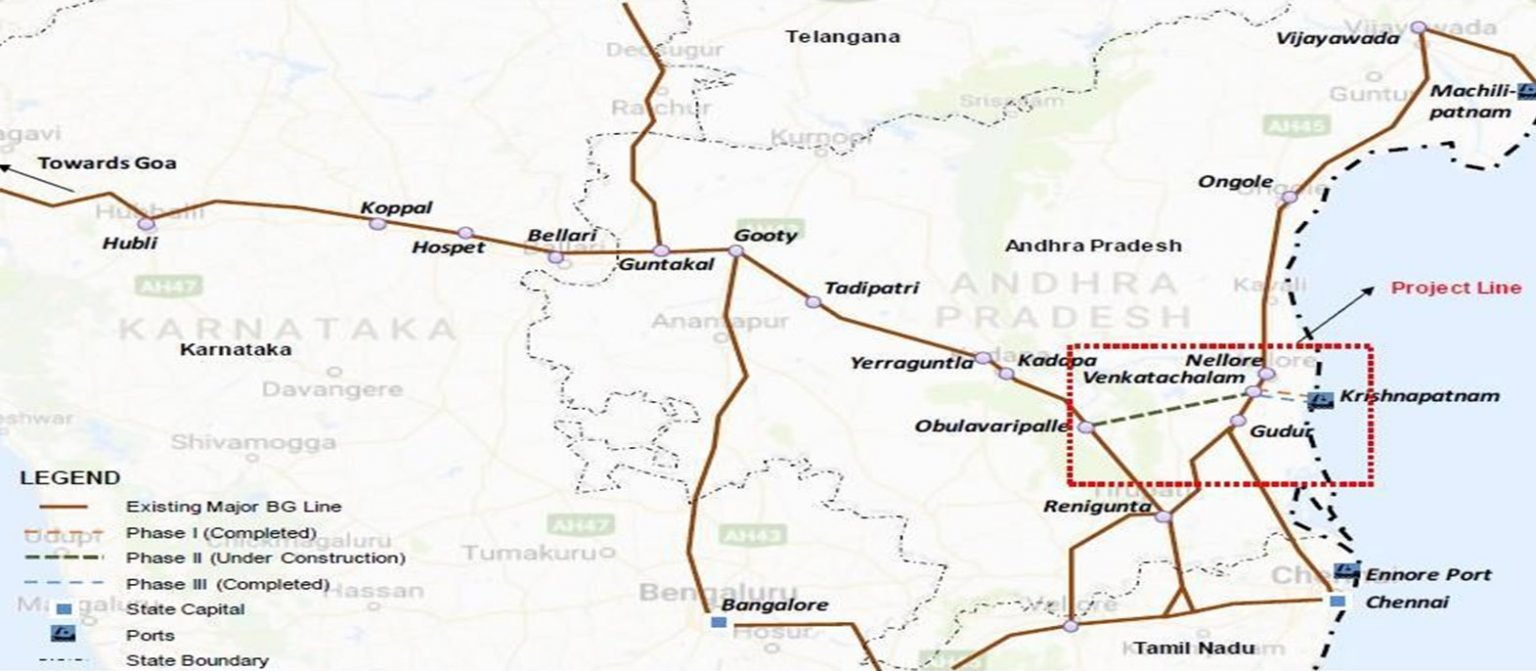 Location of the Project - KRCL